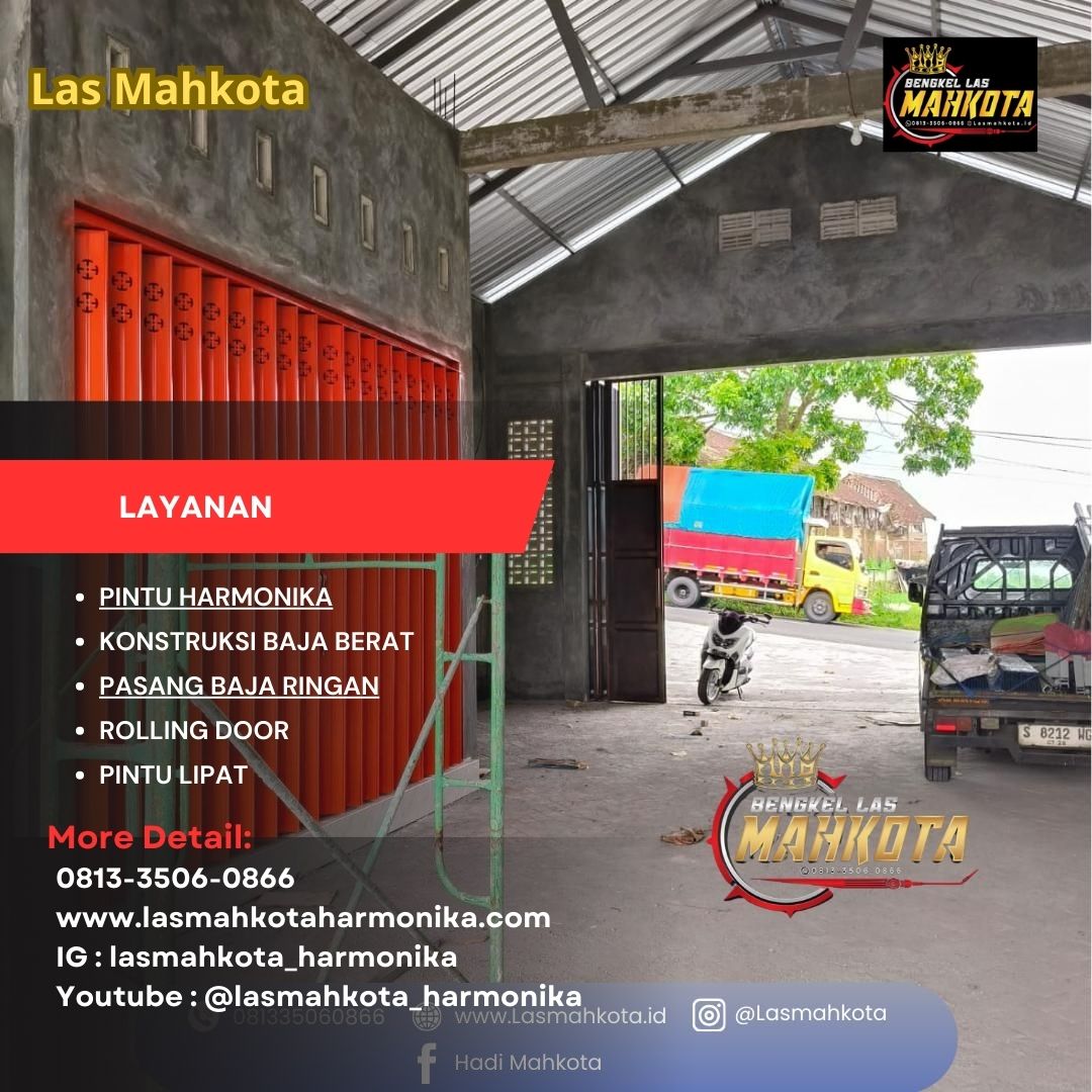 Inspirasi Desain dengan Rolling Door Harmonika - Las Mahkota